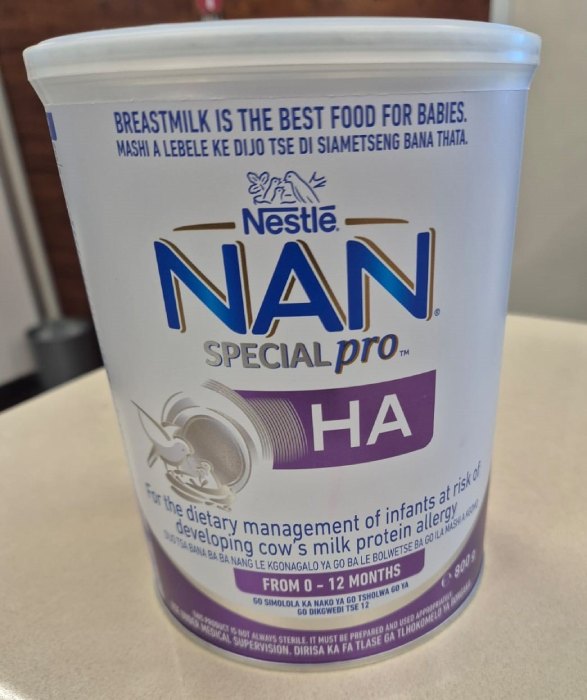 Product Advisory: Precautionary Withdrawal of NAN Special Pro HA 0–12 ...